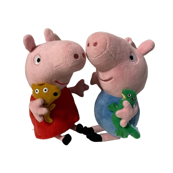 Ty | Toys | Ty Peppa Pig Brother George Plush Pink Pig Stuffed Animal ...